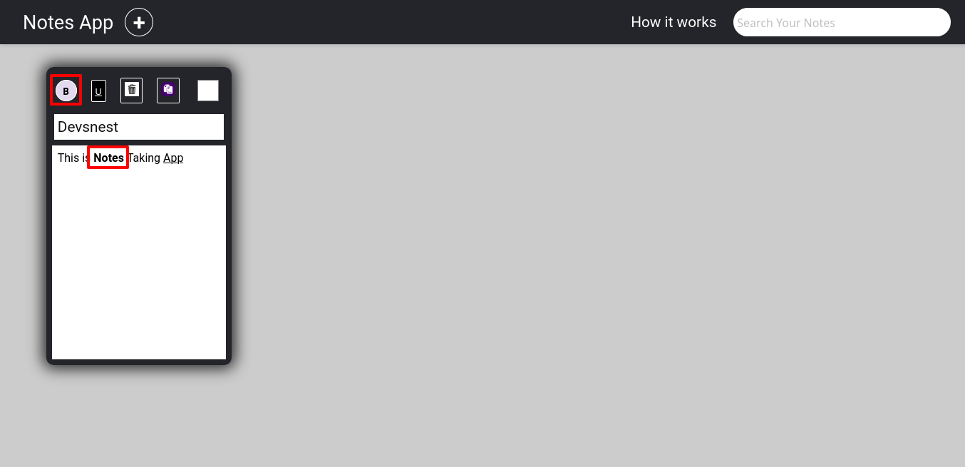 Note App | Documentation